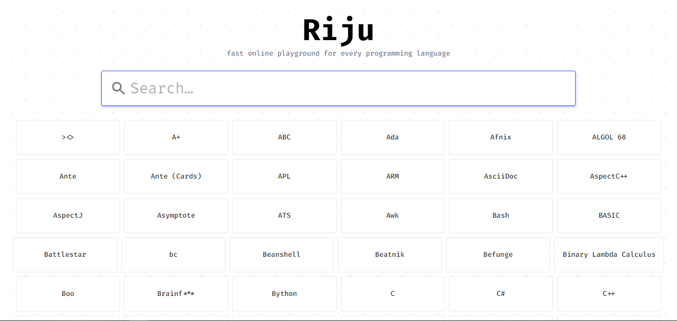 Riju frontend enhancement · Issue #91 · radian-software/riju · GitHub