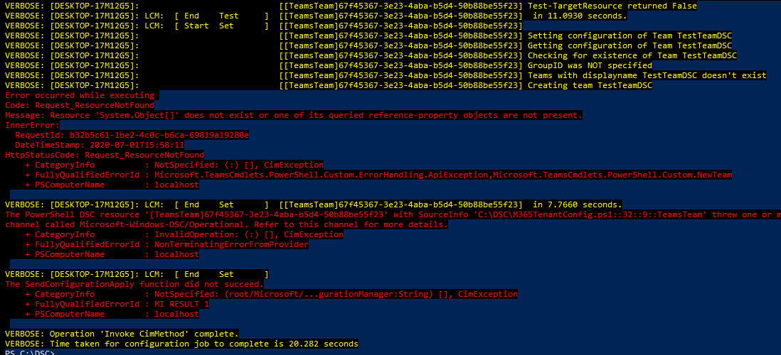 System.Object[] error when creating a deleted team · Issue #659 ...