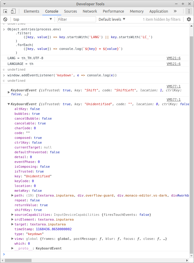 Shift+Tab doesn't work on Xubuntu 18.04 with LANG=th_TH.UTF-8 · Issue ...