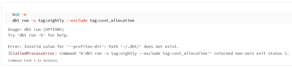 Ct 3034 Bug Relative Path In Dbtprofilesdir Fails · Issue 8501 · Dbt Labsdbt Core · Github 0467