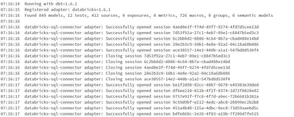 Disable Log Output Of Databricks Sql Connector In Cli · Issue 432 · Databricksdbt Databricks