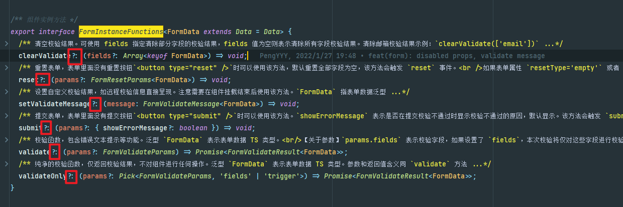 [Form] FormInstanceFunctions type有问题，怎么都是可选 · Issue #1491 · Tencent/tdesign-vue-next · GitHub