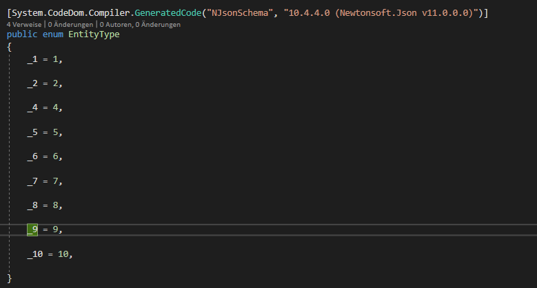 C# Client generated with .NET 5 runtime has incorrect enum values ...