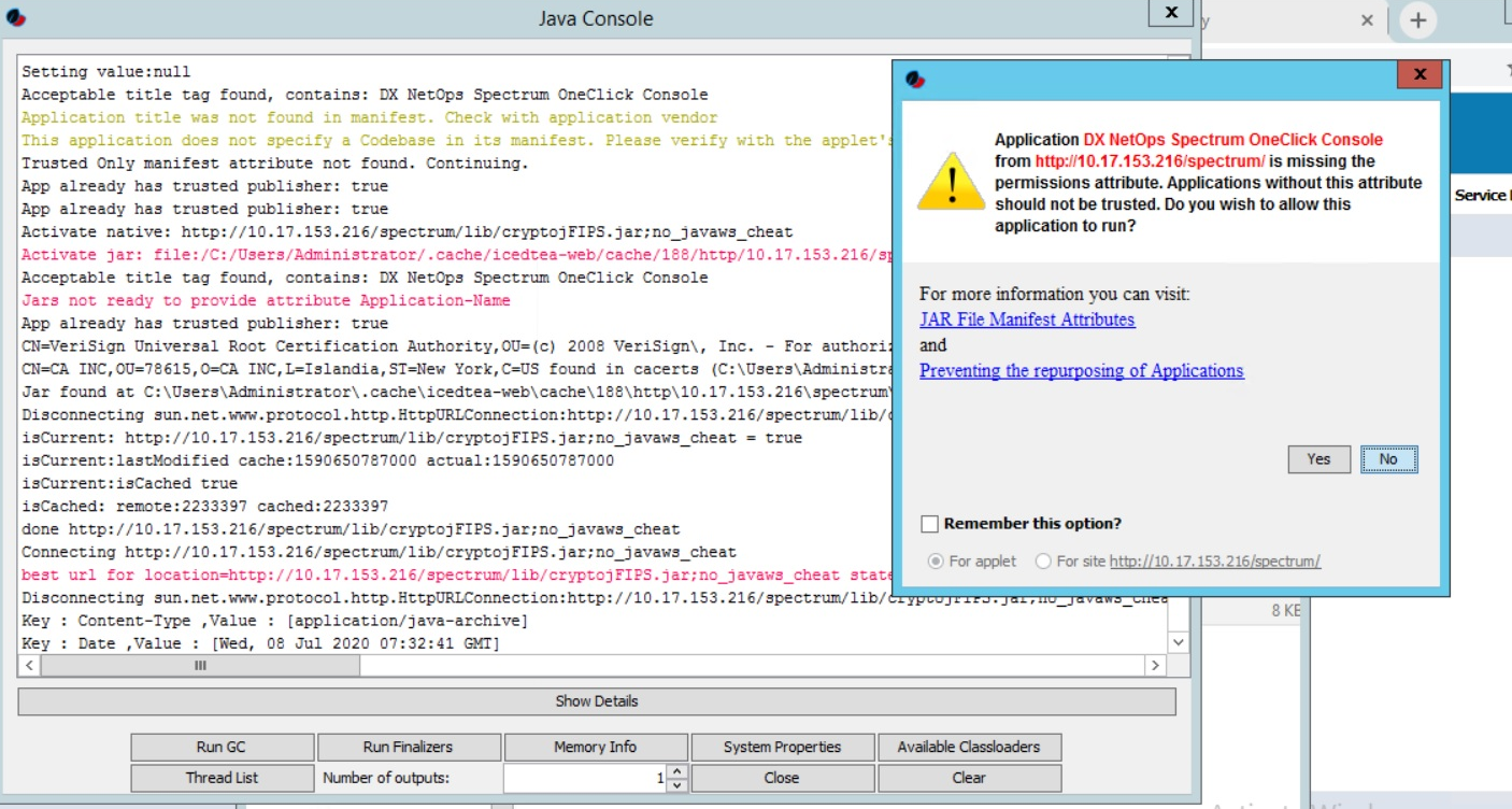 Open JDK WebStart showing - Wrong Publisher(EMC) and Expired security ...