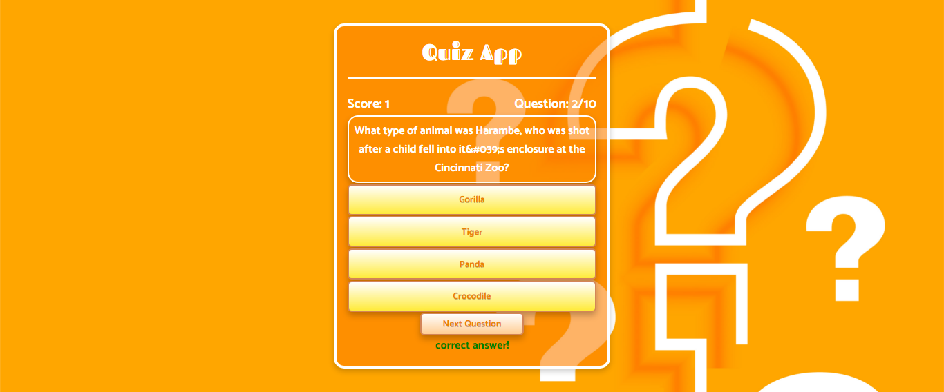 GitHub - muhammadumair12345/quiz-app: Quiz App implemented with React, based on React Hooks ...