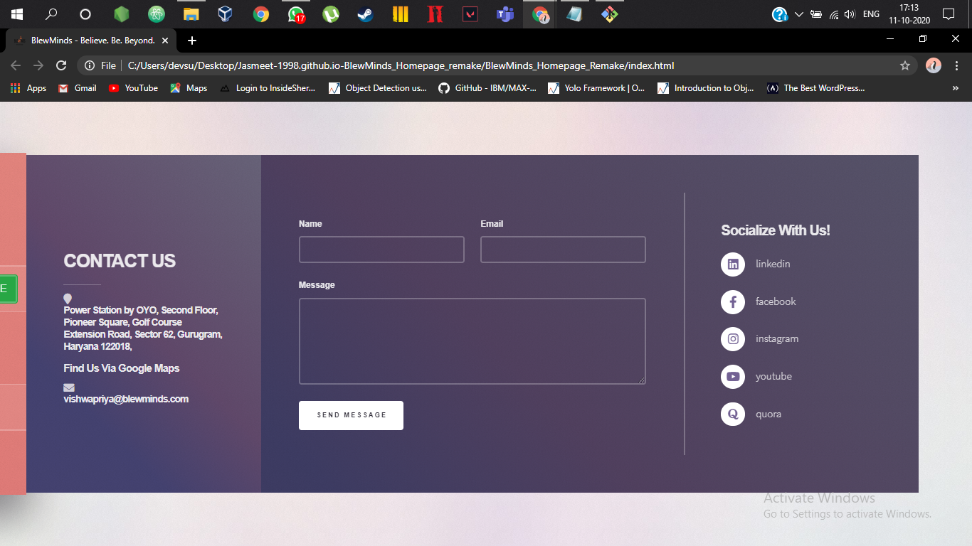 GitHub - JasmeetSinghBali/FrontEnd_Remakes: Remakes Of Few Websites ...