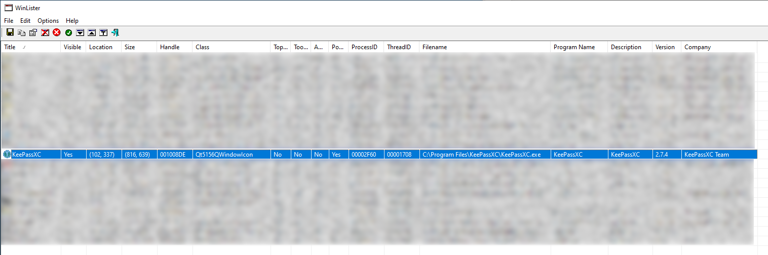 Windows 10 via Parsec: v2.7.0-2.7.4 draws to an invisible window, but ...