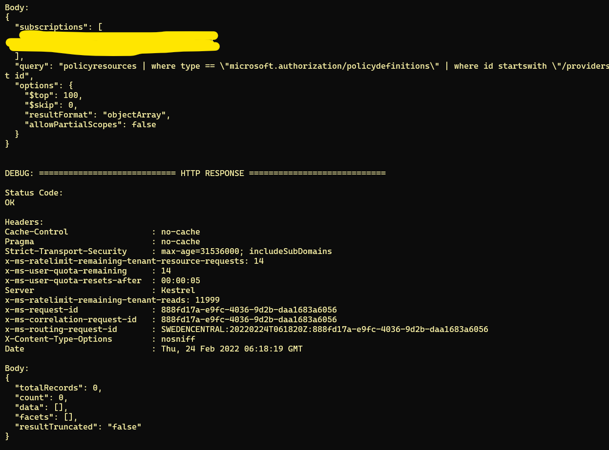Search-AzGraph is not using the tenant scope! · Issue #17222 · Azure/azure-powershell · GitHub