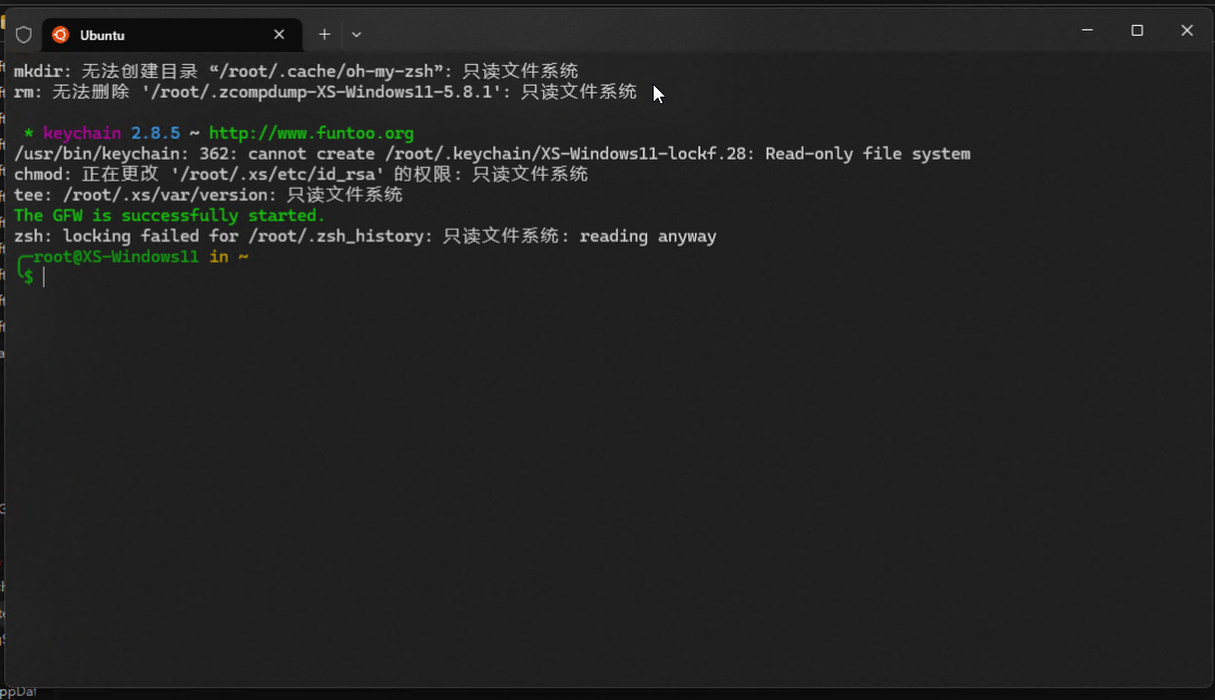 Read Only File System · Issue 9474 · Microsoft Wsl · Github