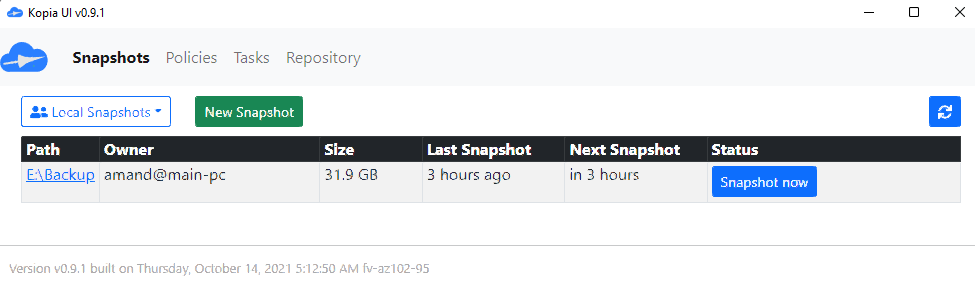 Kopia UI: fuzzy text and icons · Issue #1386 · kopia/kopia · GitHub