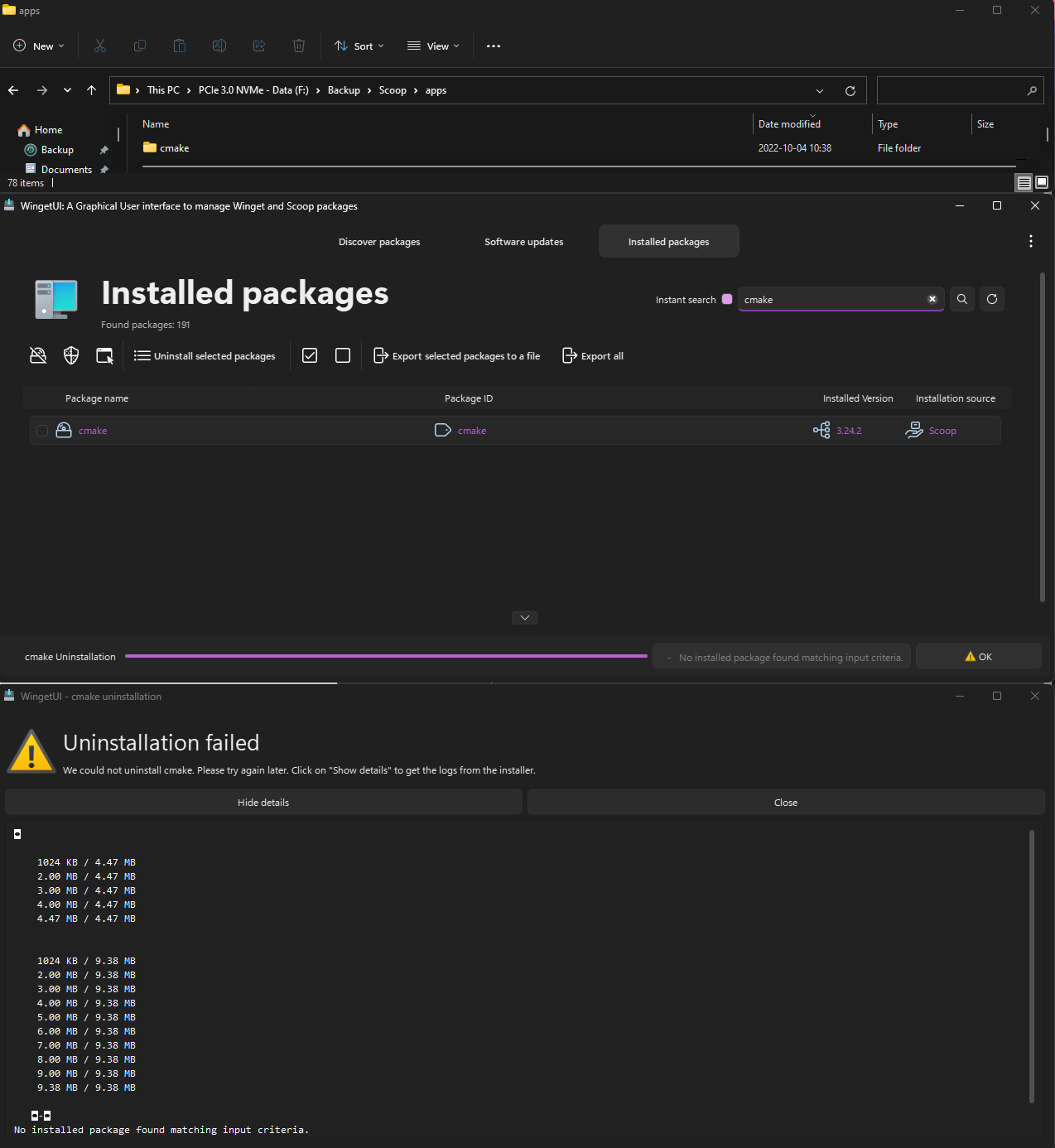 Bug: Unable to uninstall Scoop apps (WingetUI uses Winget parameters) · Issue #195 ...