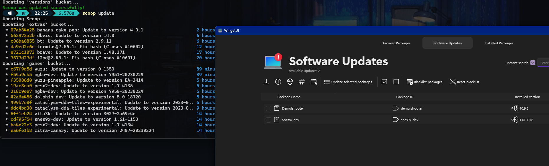 Bugissue V160 Refreshing The Updates Section Manually Doesnt Update All The Sources