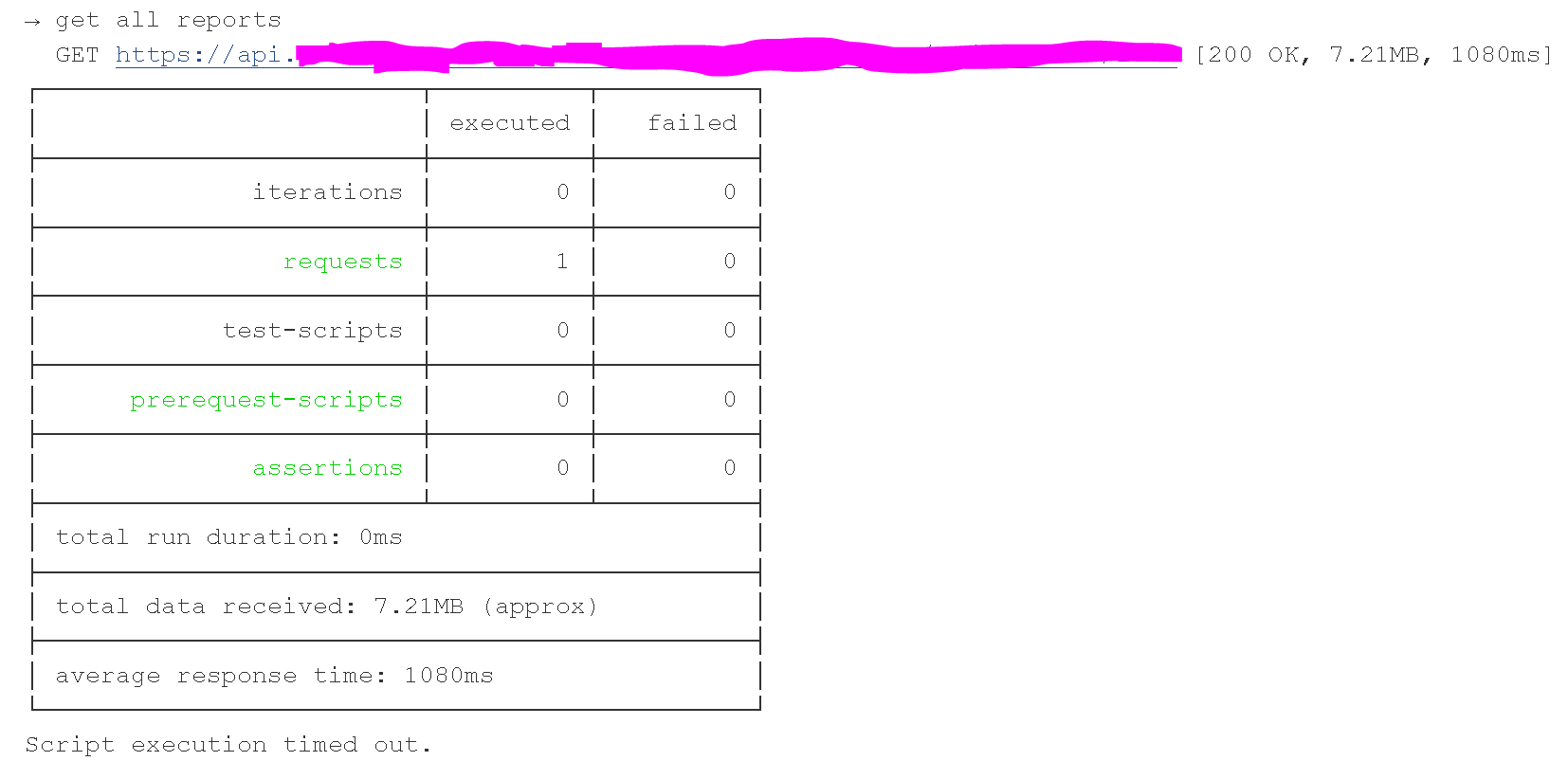 "Script execution timed out." on large json responses · Issue #1189 ...