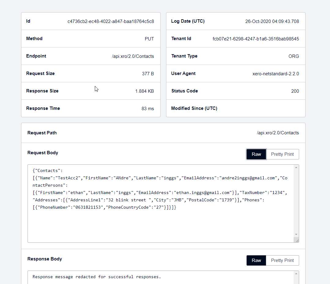 Contacts Nested Params · Issue #250 · XeroAPI/Xero-NetStandard · GitHub