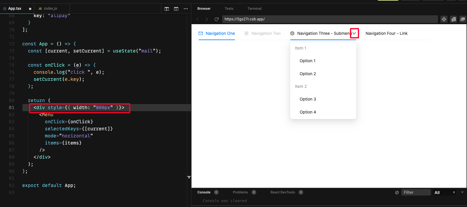 Menu 在 mode=horizontal时 自定义展开icon问题 · Issue #44265 · ant-design/ant-design · GitHub