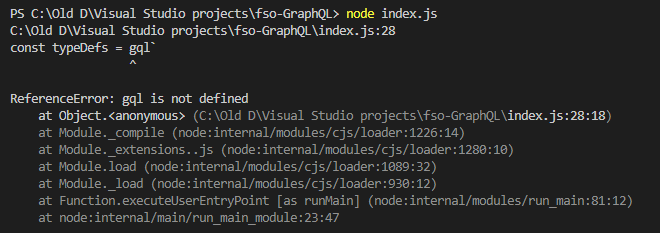 ReferenceError: gql is not defined (Part 8a) · Issue #2753 · fullstack-hy2020/fullstack-hy2020 ...