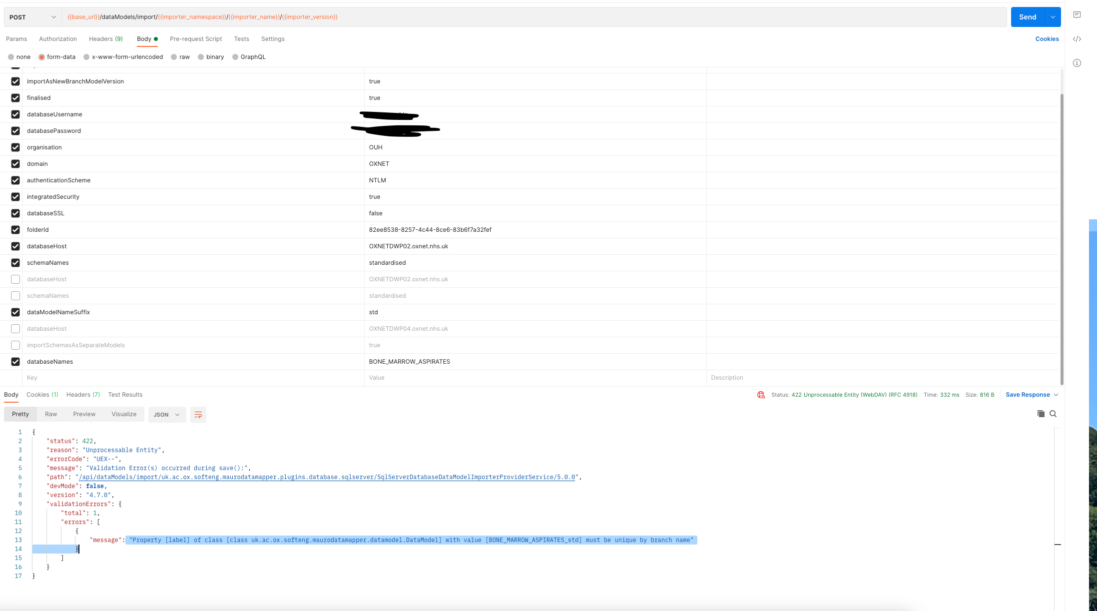 "Validation Error(s) occurred during save():" >> scraping in models ...