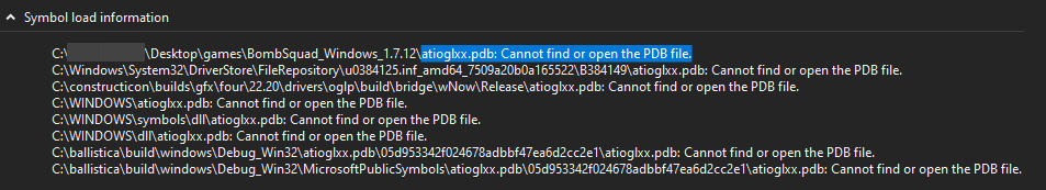 Debugging on windows · Issue #535 · efroemling/ballistica · GitHub