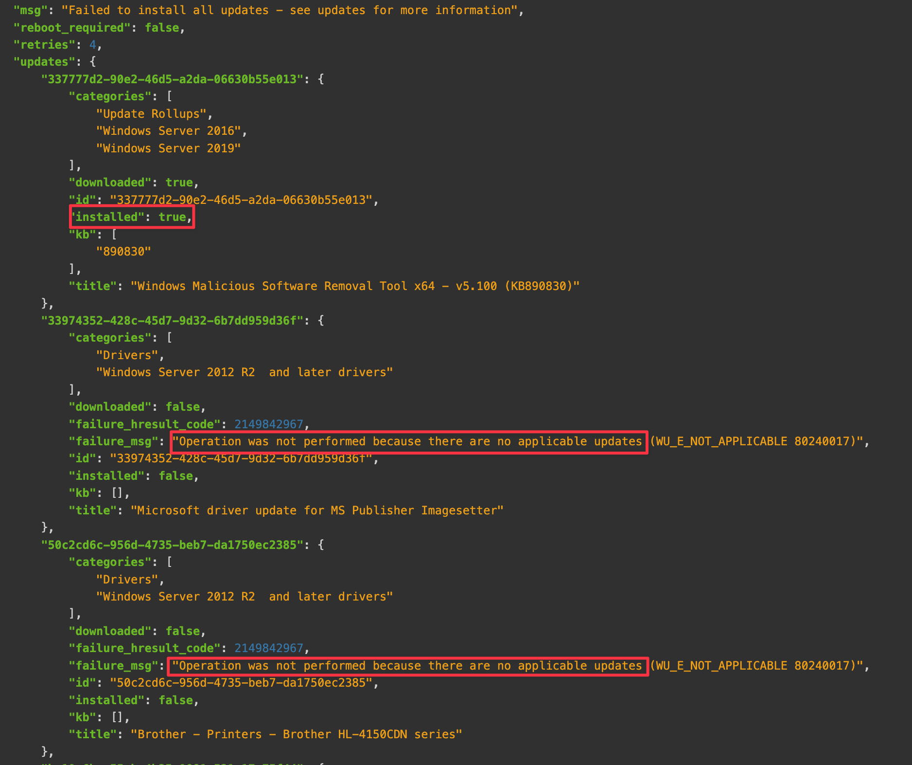 Win update Reboot On Failure Issue 343 Ansible collections ansible