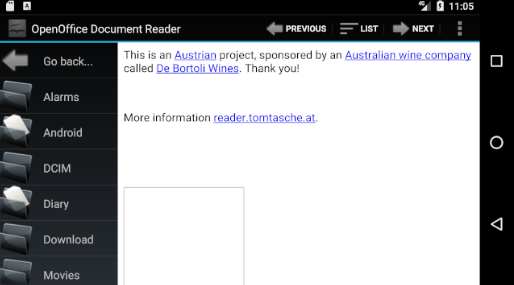 Reading position of about dialog gets lost after device rotation ...