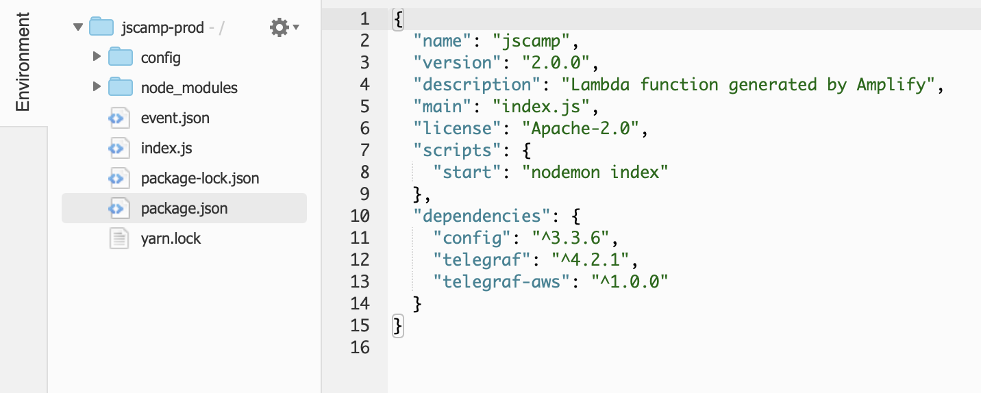 Lambda function for Telegram bot