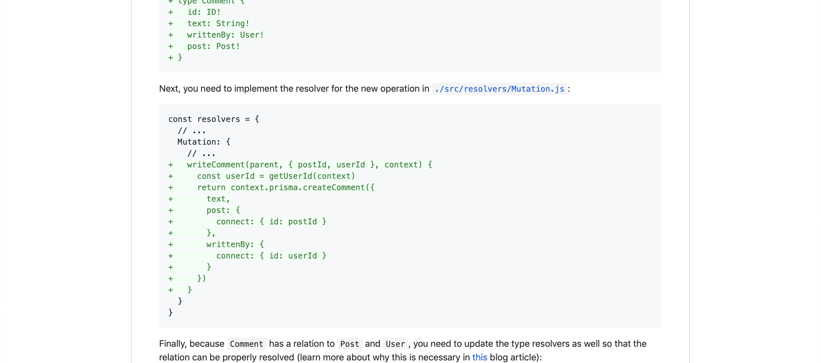 Correct the description · Issue #174 · prisma/prisma-client-js · GitHub