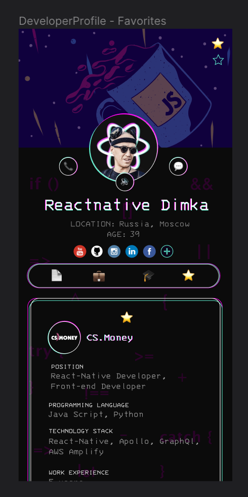 DeveloperProfile · Issue #38 · react-native-village/aws-amplify-react-hooks · GitHub
