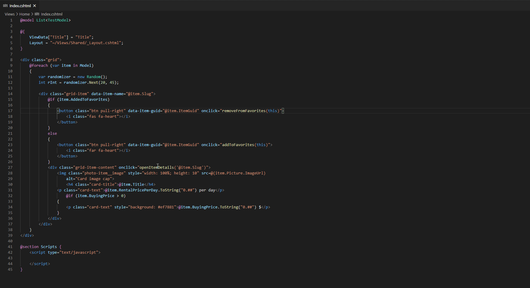 Razor Formatting Doesn T Work For Section Blocks · Issue 5012 · Dotnet Razor · Github