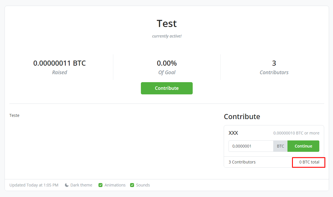 bug with fraction amount display in crowdfund app · Issue #3109 · btcpayserver/btcpayserver · GitHub