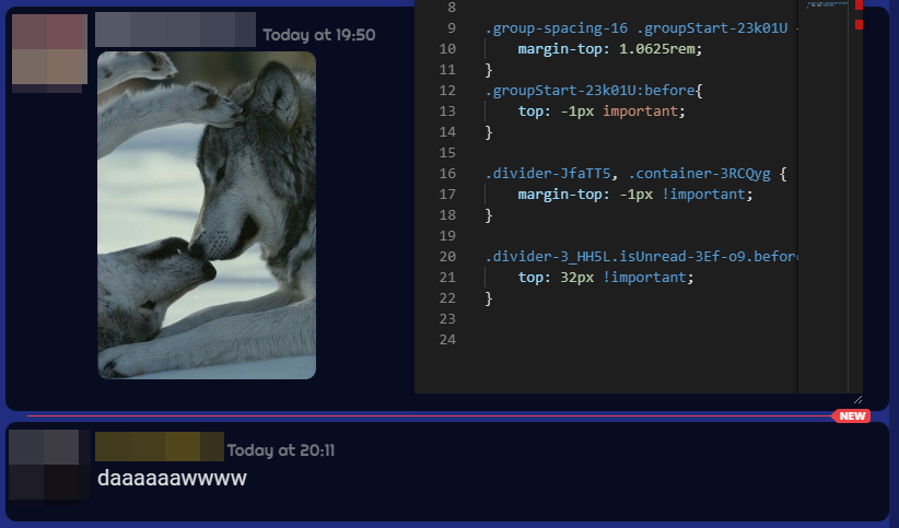 misplaced new message bar. · Issue #47 · PlusInsta/discord-plus · GitHub