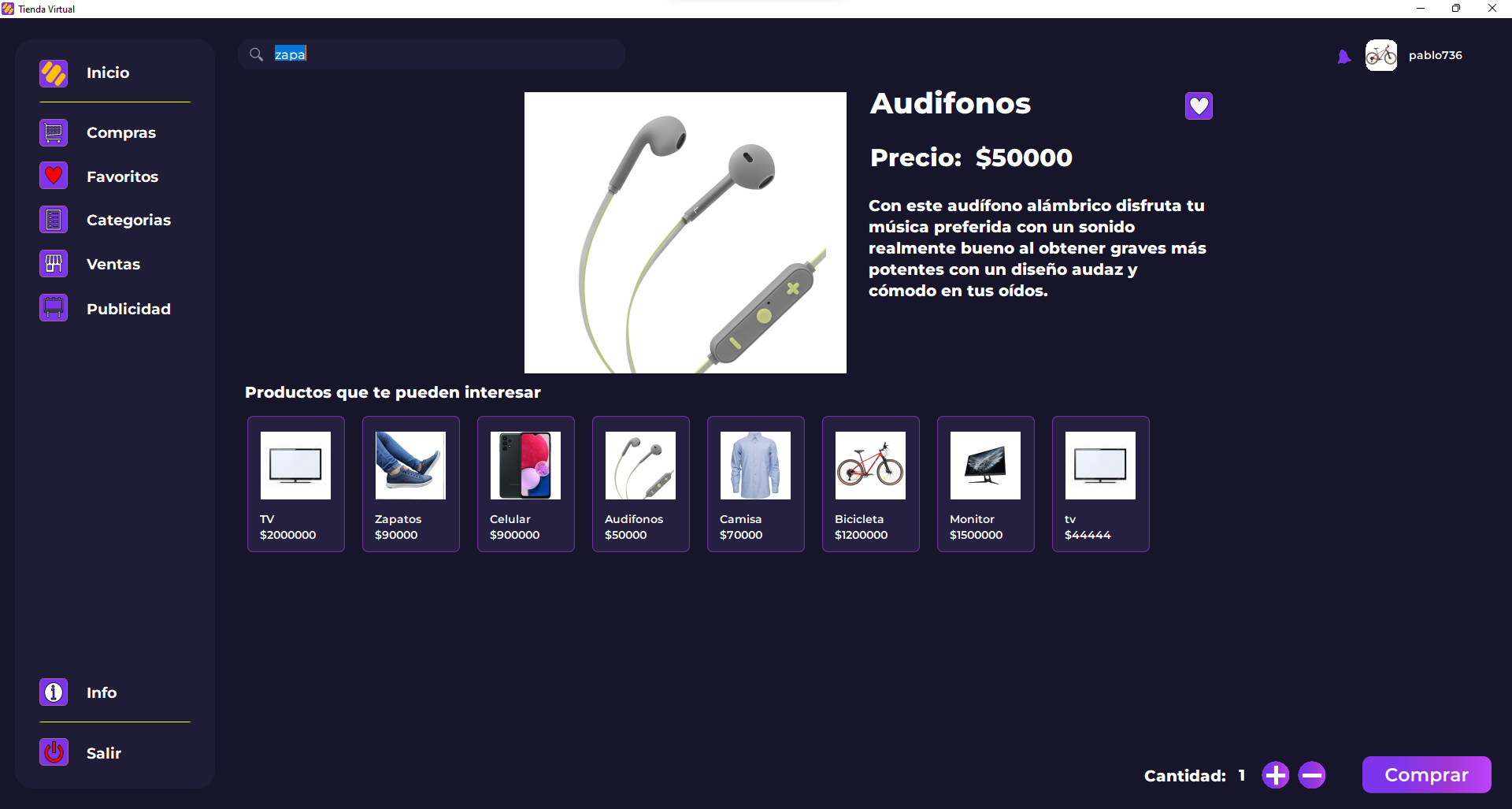 GitHub - Pablo-Restrepo/TiendaVirtual: Tienda Virtual