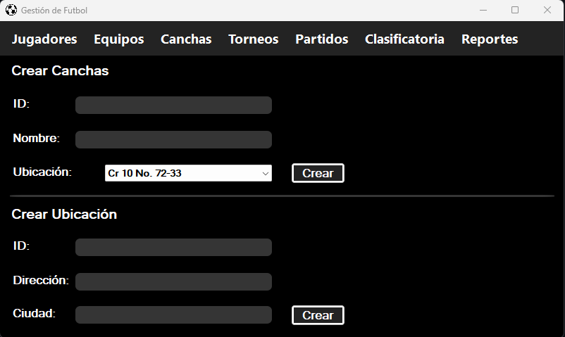 GitHub - Pablo-Restrepo/AppGestionFutbol: Aplicación de gestión de partidos y torneos de fútbol