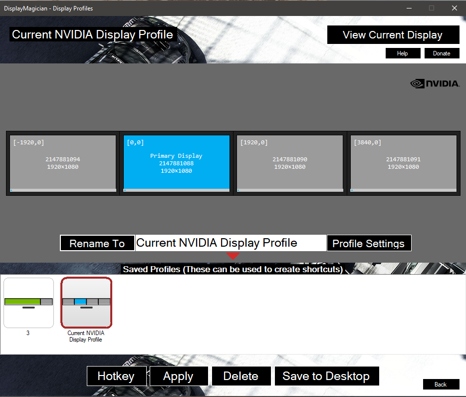Nvidia color settings are not saved when selecting a profile · Issue ...