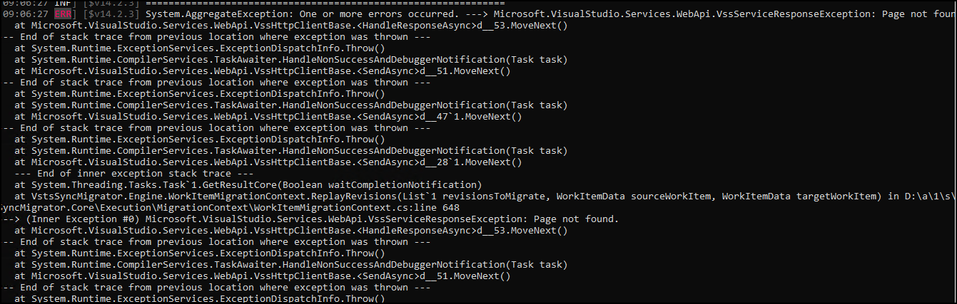 [Bug]: Exception When Migrating Work Items with Changed Types · Issue ...