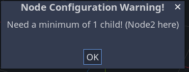 _get_configuration_warning() dialog box height does not return to normal after removing newlines ...