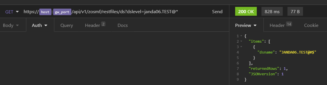 Error encountered when trying to search a dataset or member with # in it. · Issue #1292 · zowe ...