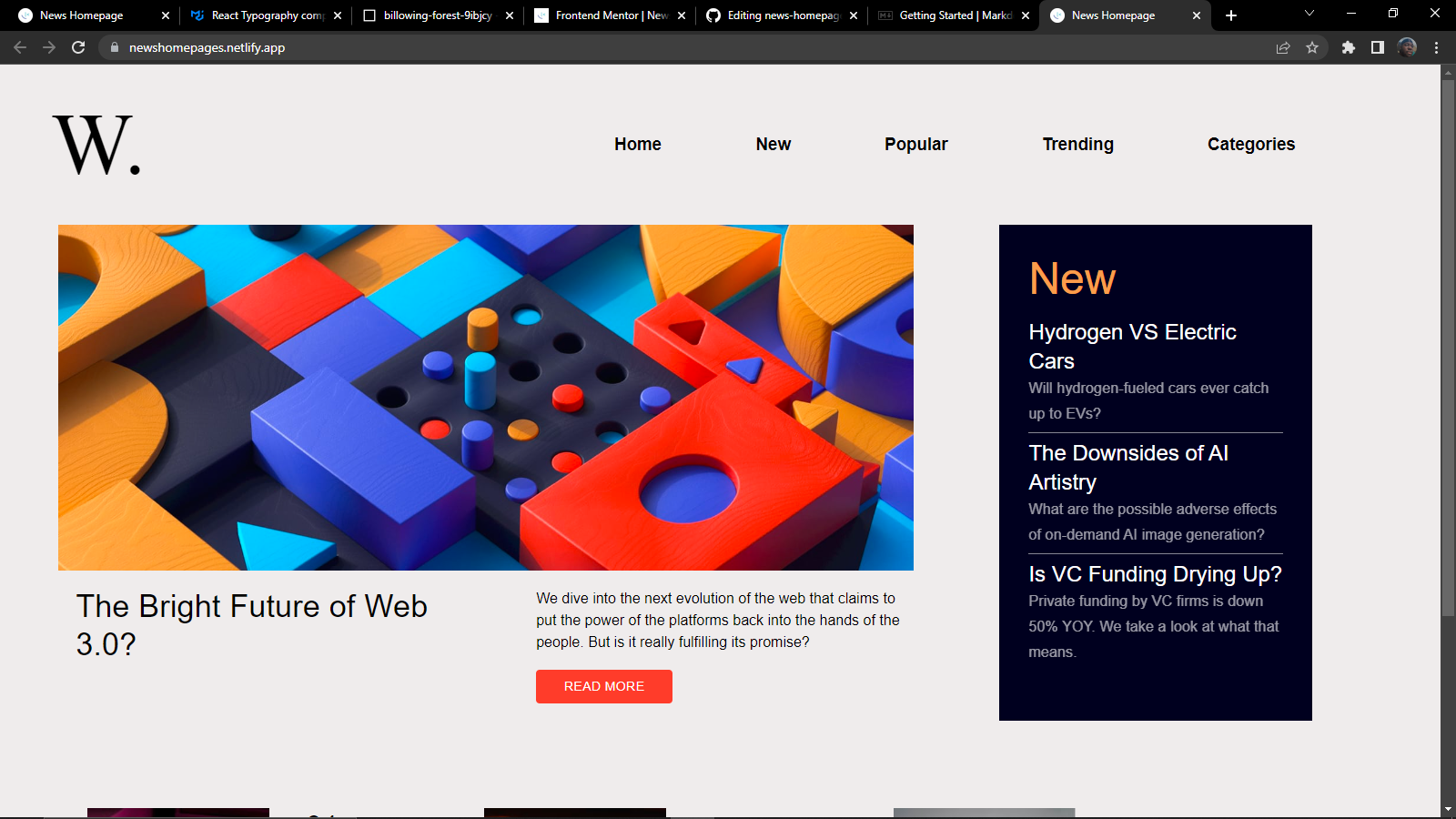 GitHub - Proton-number/news-homepage