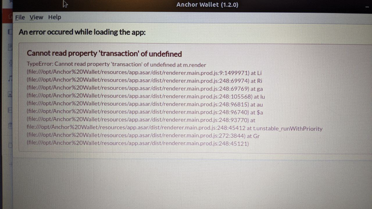 Broadcasting cold wallet transaction fails in 1.2.0 · Issue #1060 · greymass/anchor · GitHub