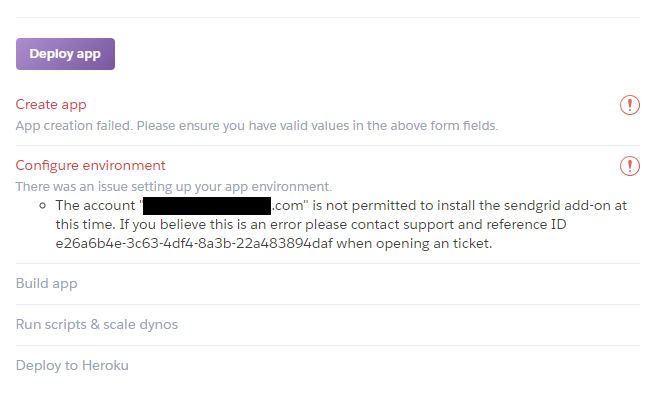 Heroku Error Not Permitted To Install The Sendgrid Add On At This Time · Issue 5 · Etewiah