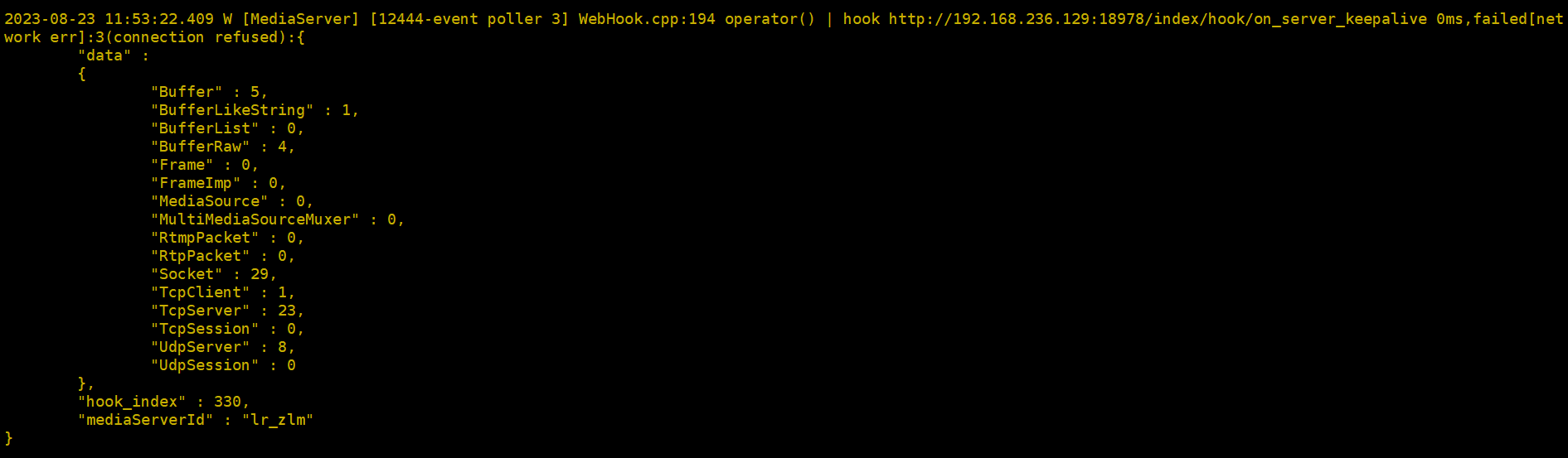 [BUG] 与wvp联调时，出现zlm无法发送心跳的问题 · Issue #2783 · ZLMediaKit/ZLMediaKit · GitHub