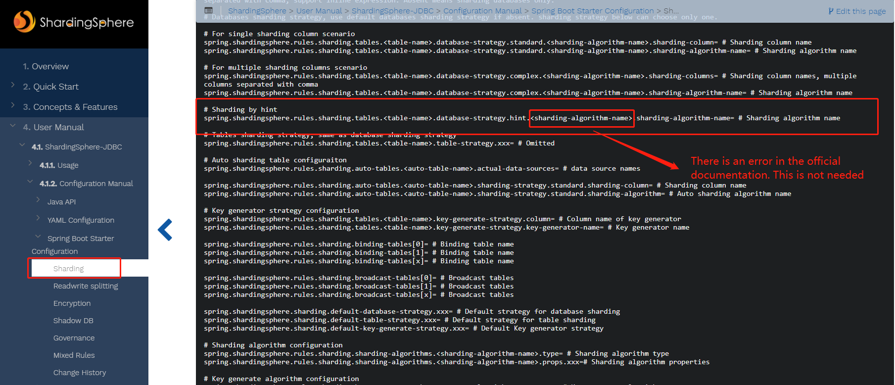 Sharding JDBC 5.0.0-beta configuration error · Issue #11085 · apache/shardingsphere · GitHub