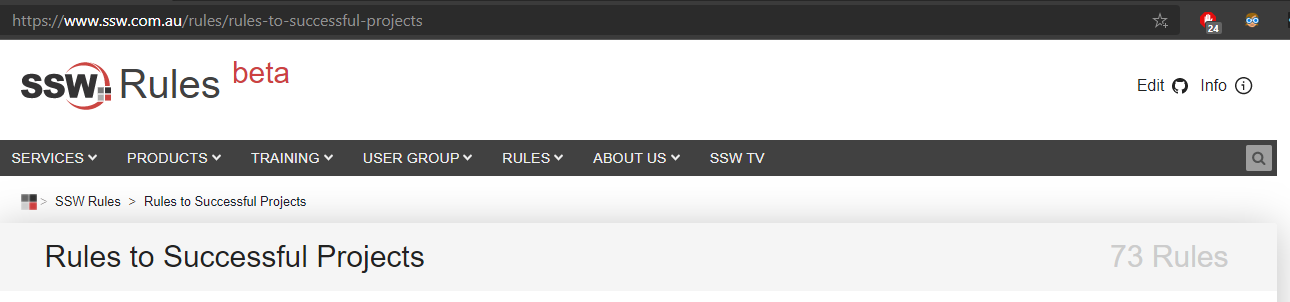 UI - Rules categories page · Issue #104 · SSWConsulting/SSW.Rules · GitHub