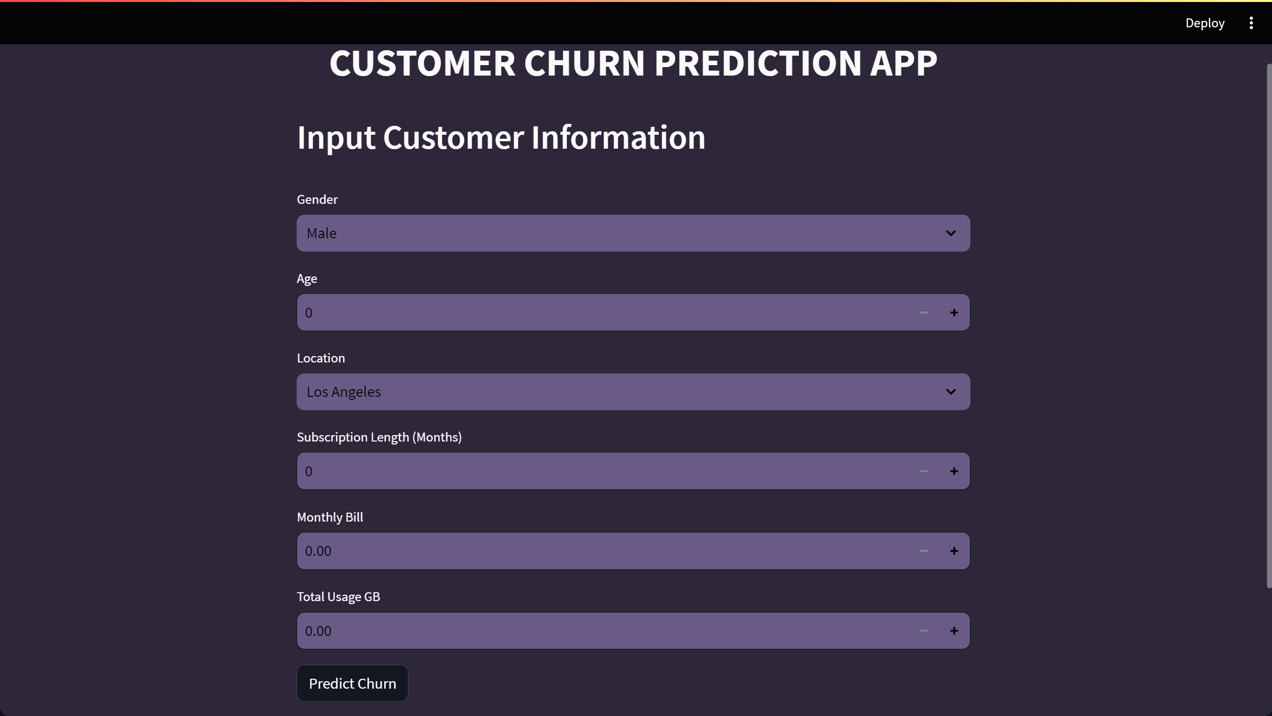 GitHub - Samarjeet-singh-chhabra/Customer_Churn_Prediction: Developed a machine learning model ...
