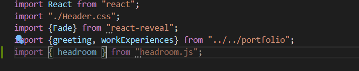 Use Headroom for header · Issue #174 · saadpasta/developerFolio · GitHub