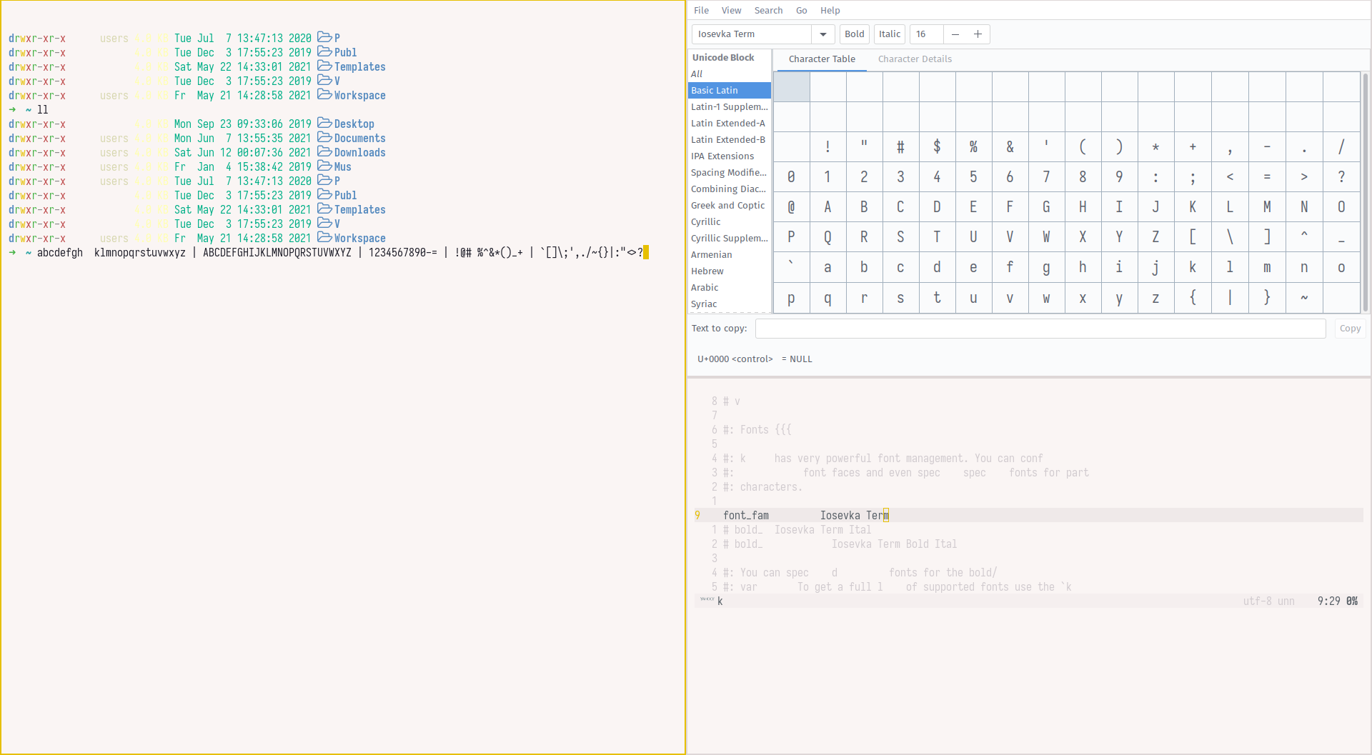 Iosevka glyphs not rendered correctly · Issue #3723 · kovidgoyal/kitty · GitHub