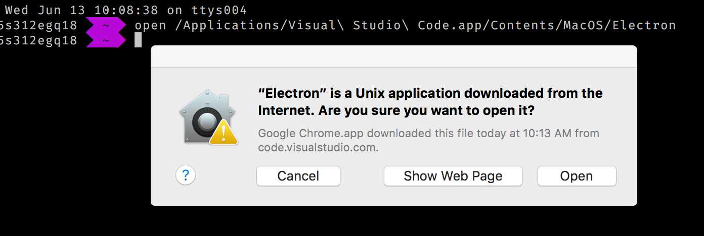 The application “Visual Studio Code.app” can’t be opened. · Issue ...