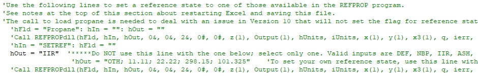 Reference Point IIR Excel Refprop Version 10.0 · Issue #311 · usnistgov ...