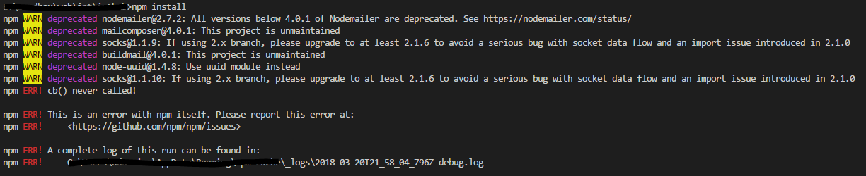 Npm Install Issue · Issue 20112 · Npmnpm · Github 