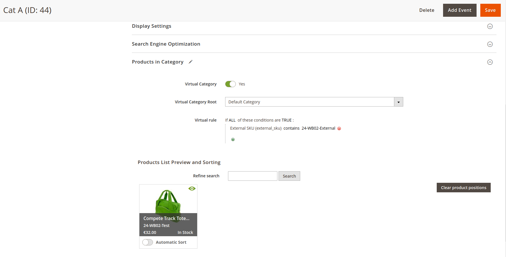 Virtual Category not working when using custom product attribute text field · Issue #2110 ...
