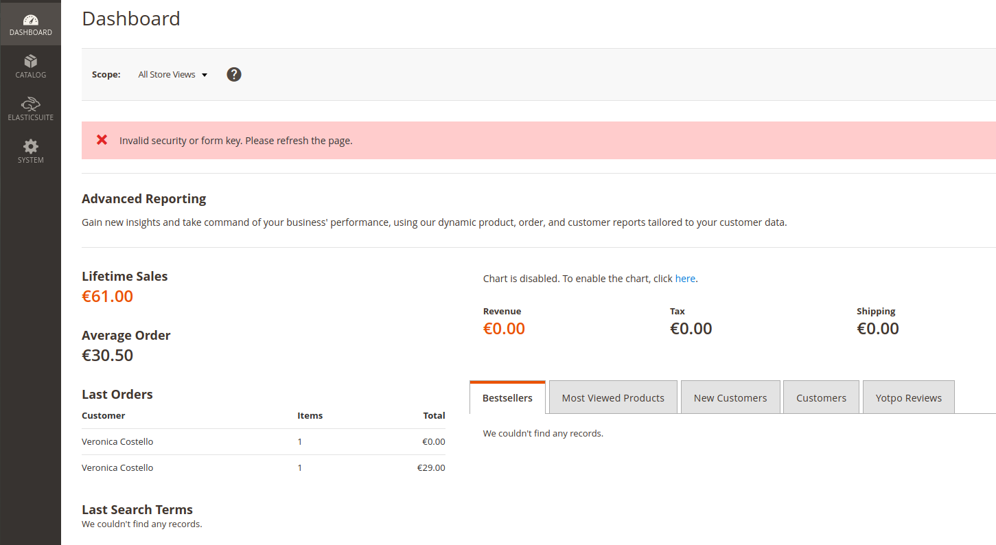 Optimizer adding rule leads to "Invalid security or form key. Please refresh the page." · Issue ...